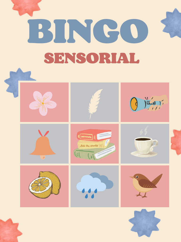 Bingo Sensorial | PDF