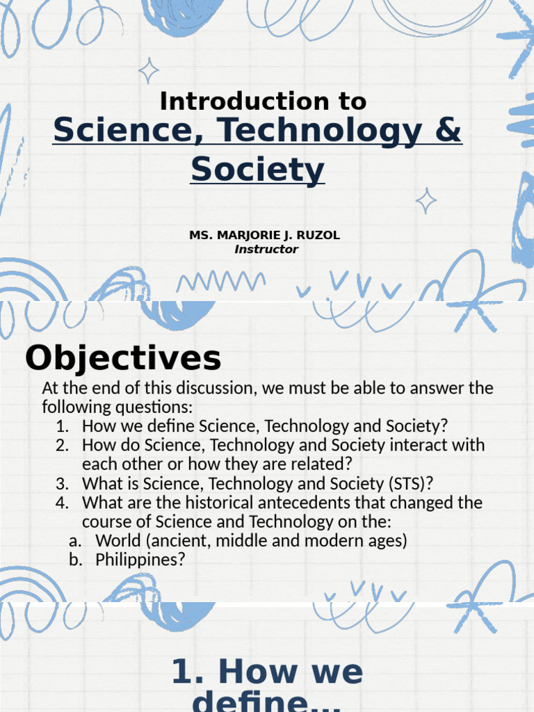 Introduction and History of STS | PDF | Science | Social Science