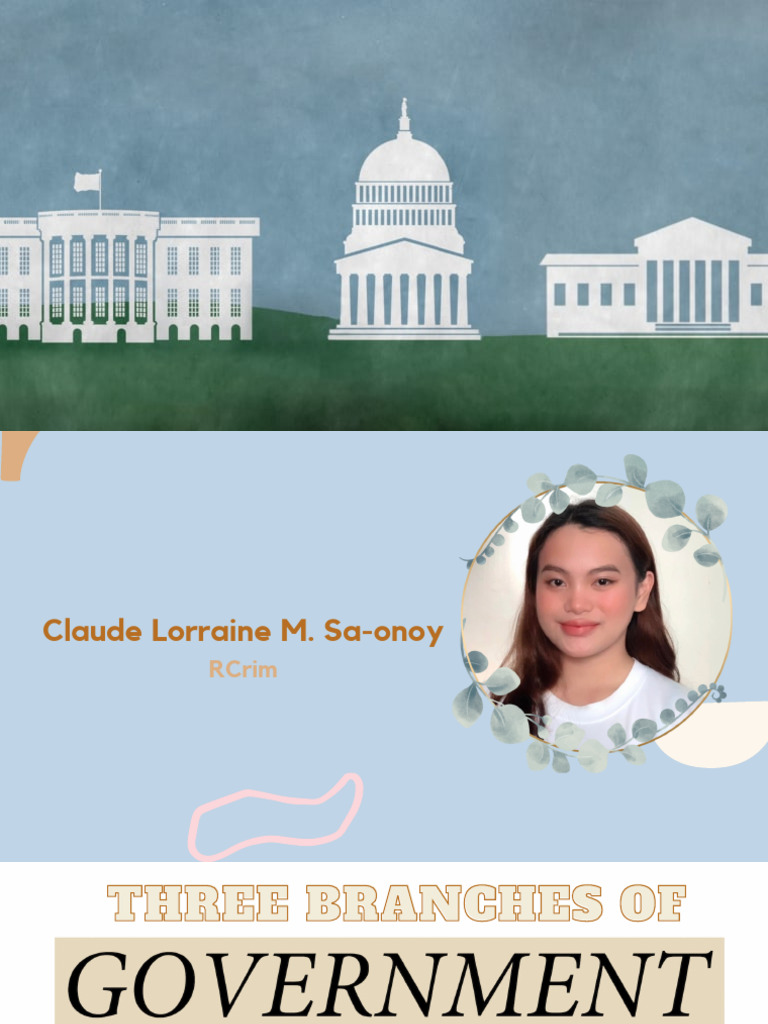 3 Branches of Government | PDF