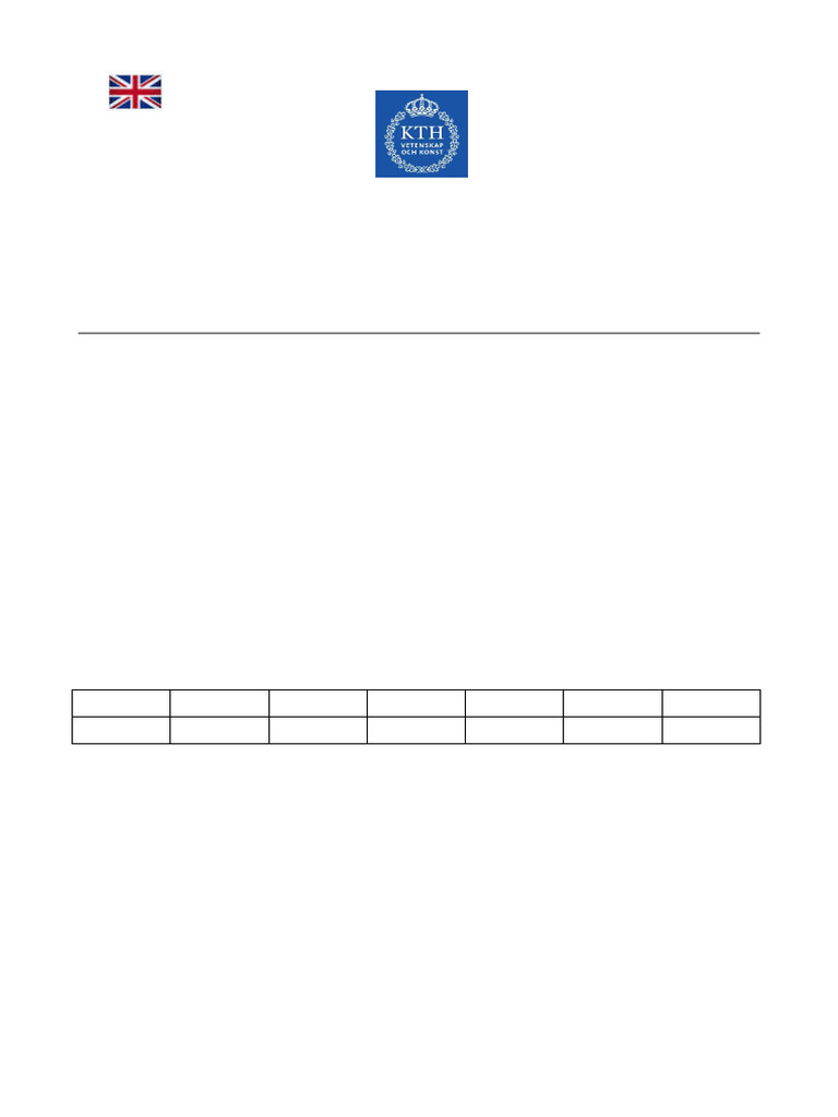 Tentamen IE1206 IF1330 20190603 EN | PDF | Qualifications | Educational ...