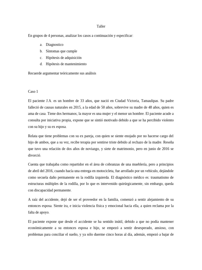 Taller Segundo Corte | PDF