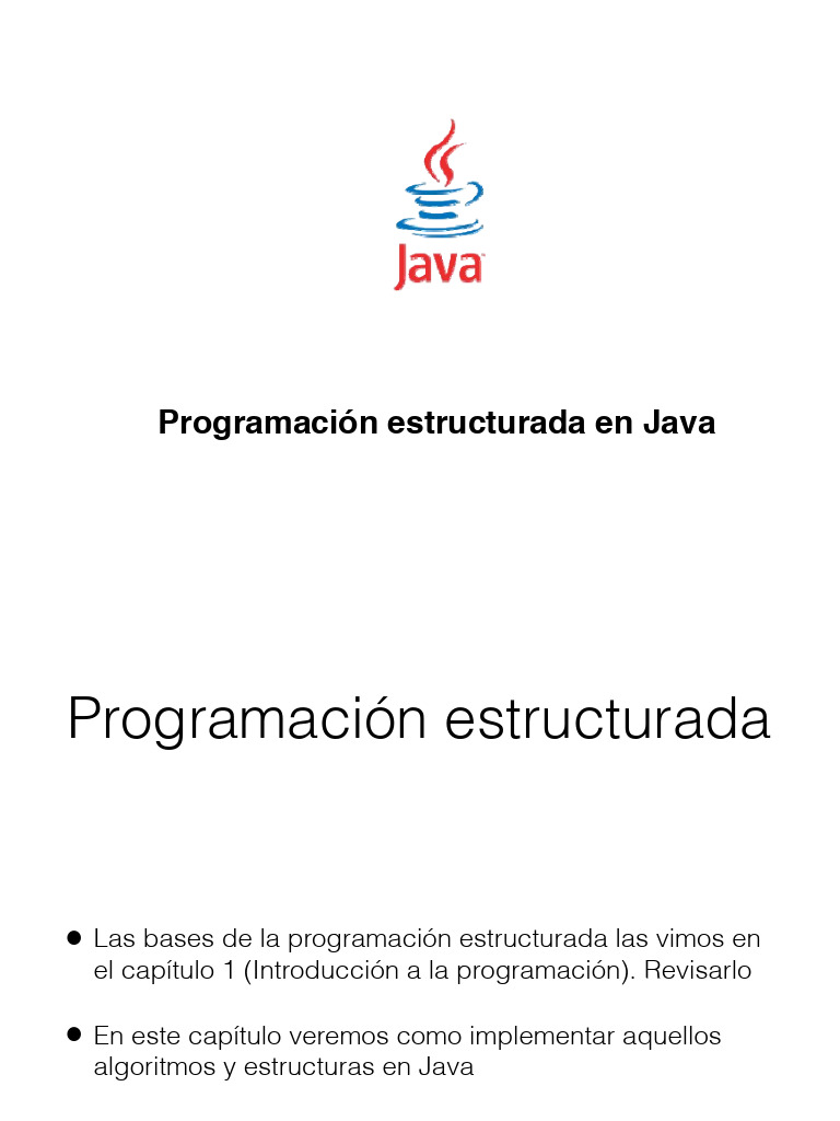 UD4 ProgEstructuradaJava | PDF