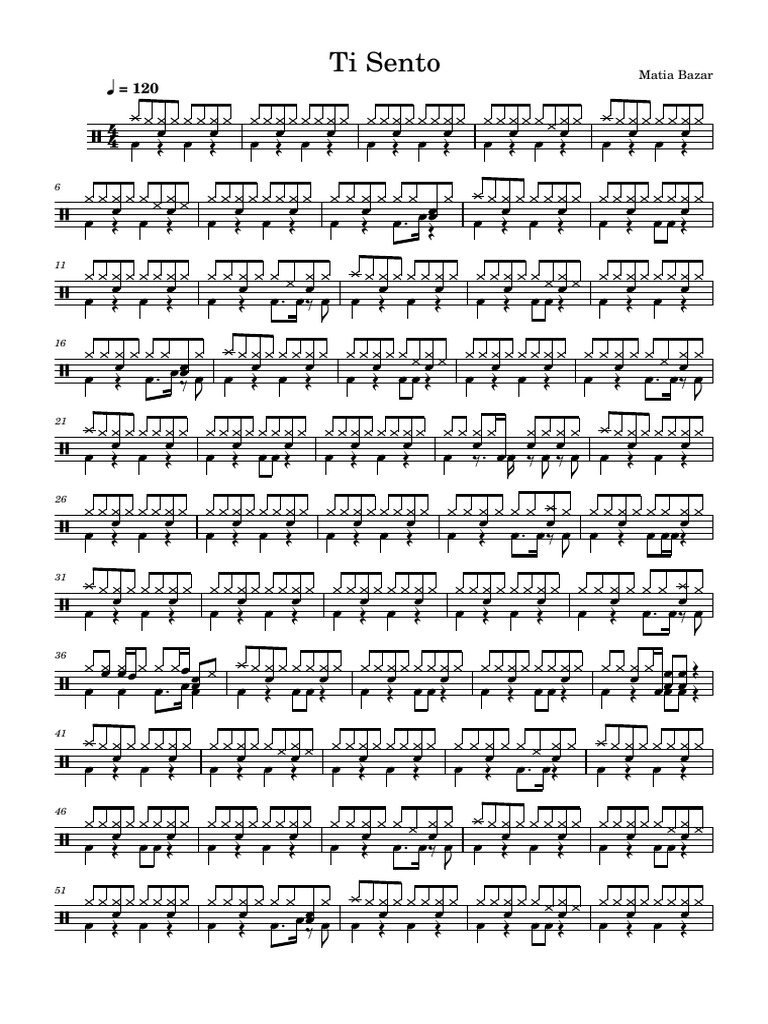 Matia Bazar - Ti Sento | PDF
