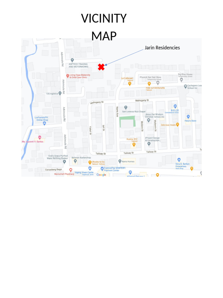 Vicinity Map | PDF