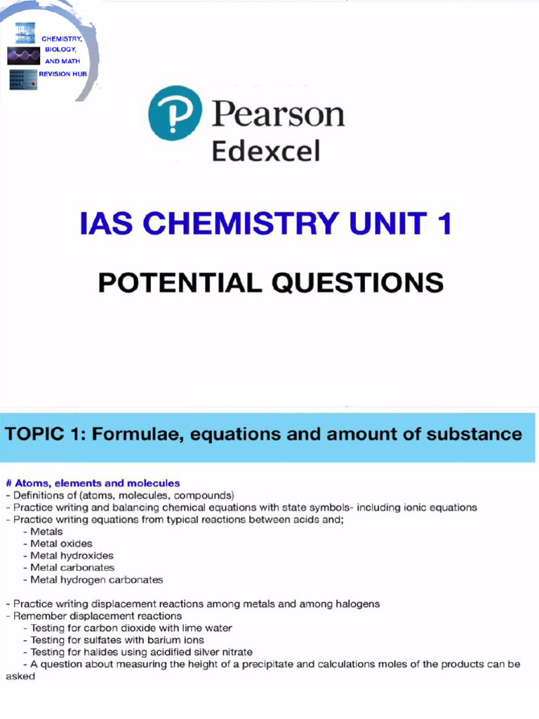 Unit 1 Potential Questions | PDF