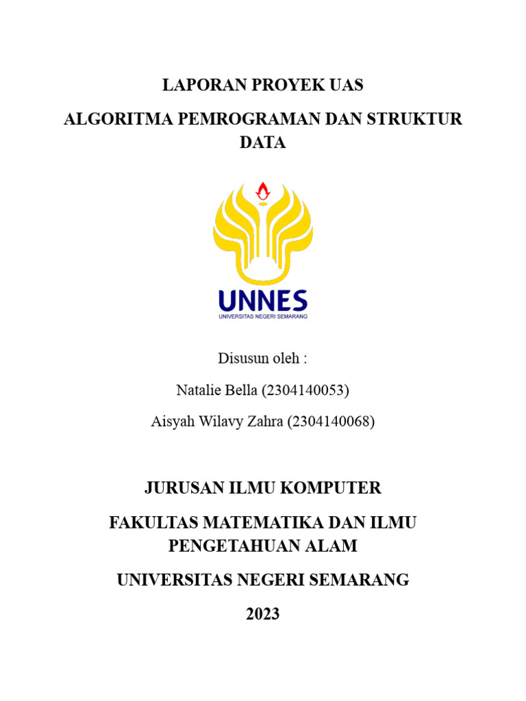 Laporan Proyek Uas | PDF