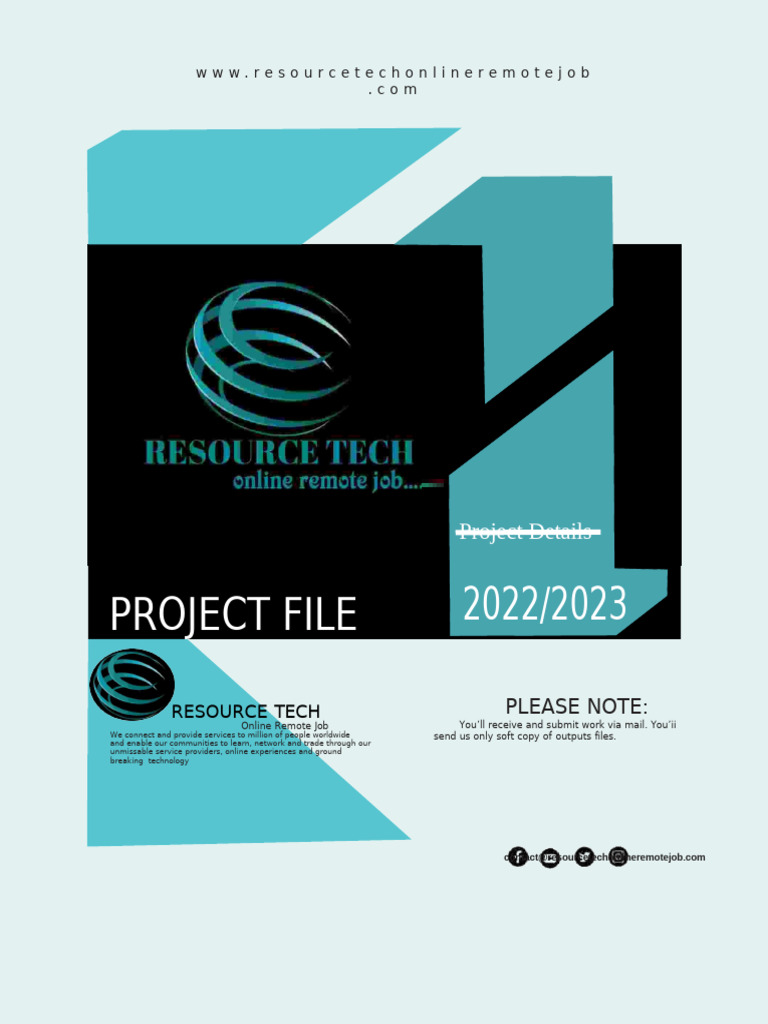 PROJECT 1 (75 Pages Original) | PDF