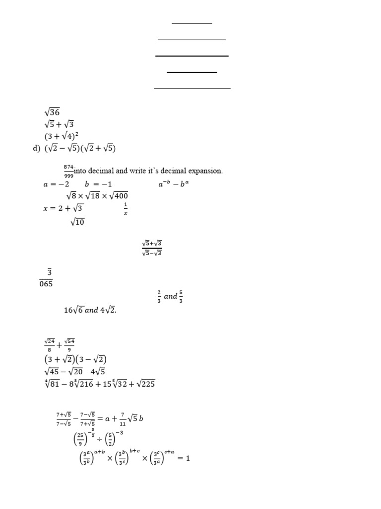 Question Bank Class IX MATHEMATICS | PDF