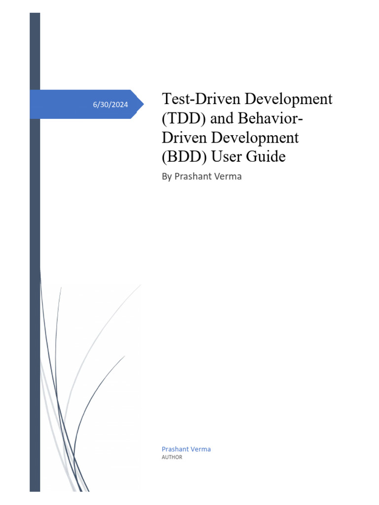 TDD & BDD Guide For Scrum Master PDF | PDF