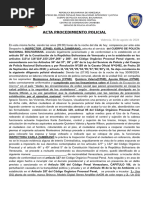 Modelos de Actas Policiales | PDF