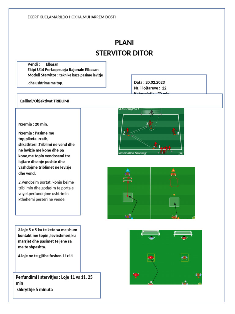 Stervitje 13.2.22 U15 Rajonale | PDF