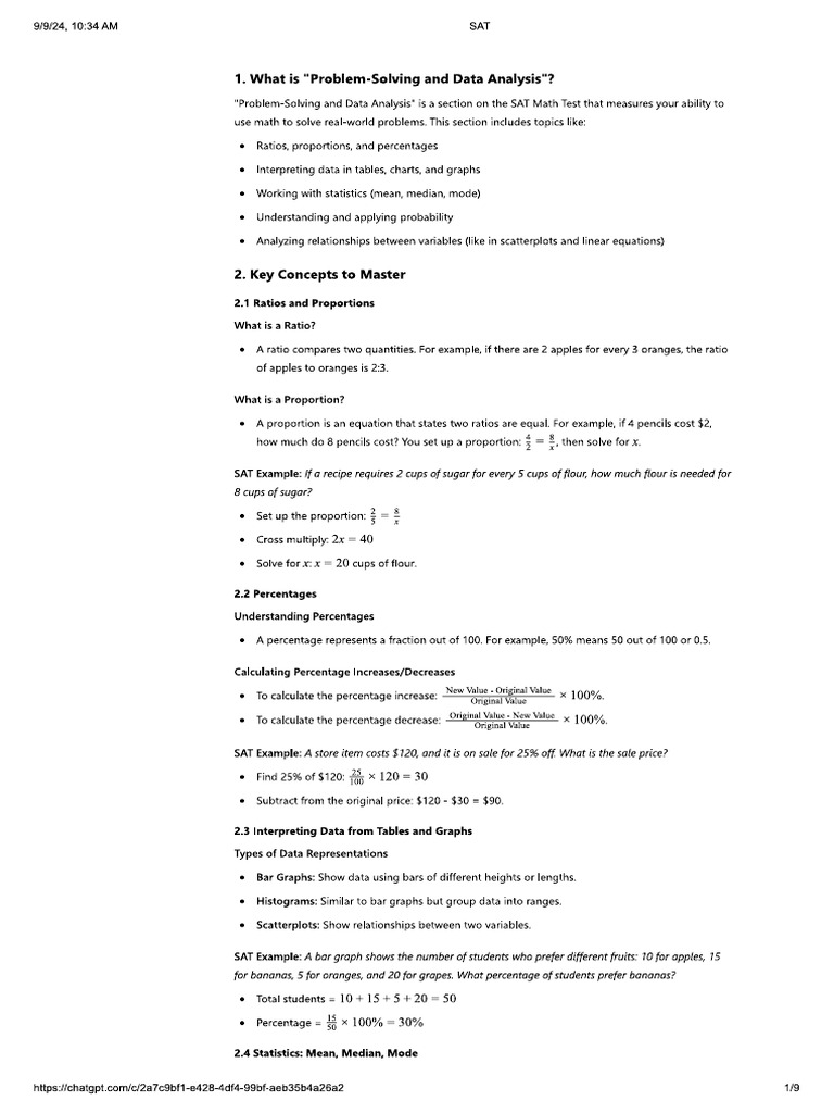 SAT Maths4 | PDF