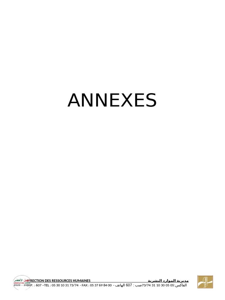 ANNEXES | PDF