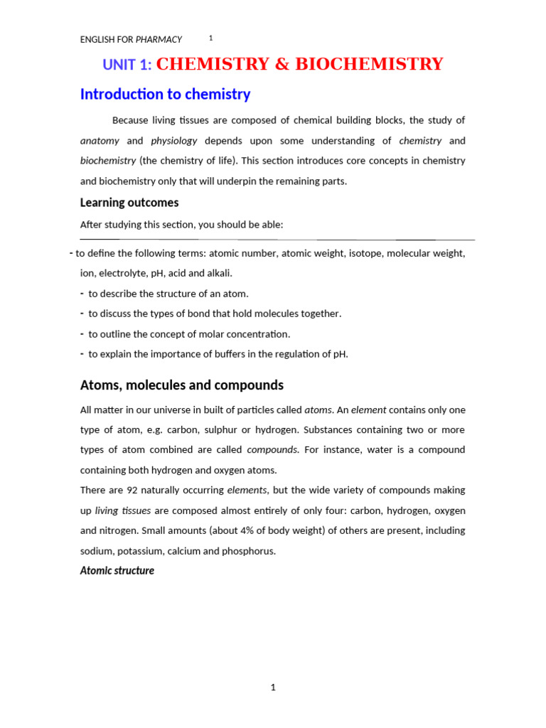 Sample Assignment English For Pharmacy D21 HP3 | PDF