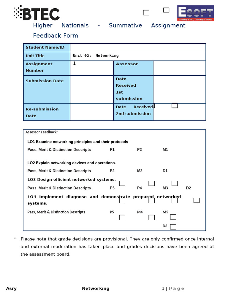 Unit-02 - Networking Assignment - 2024 Asry | PDF | Computer Network | System