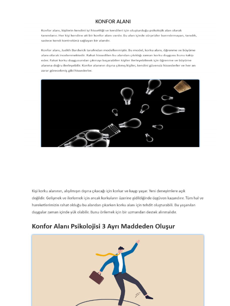 Konfor Alani | PDF