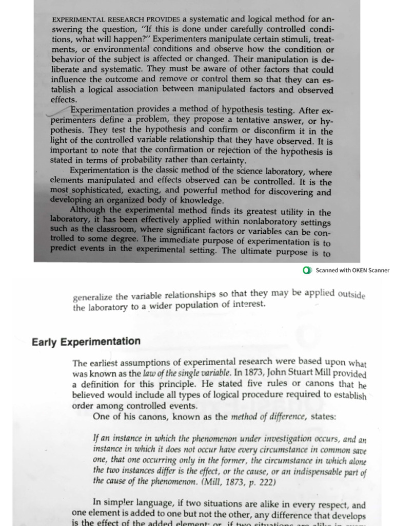 Experimental Research | PDF