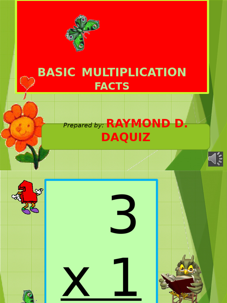 Basic Multiplication Facts | PDF