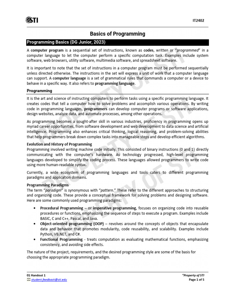 01 Handout Pdf