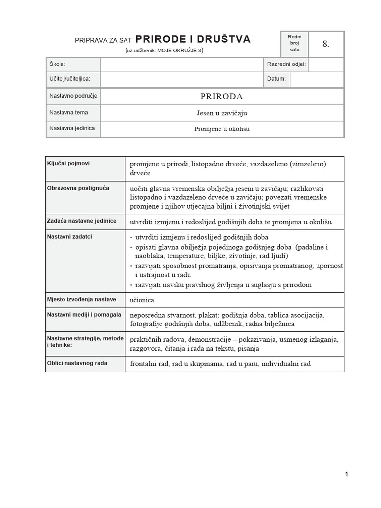 MO3-08 - Promjene U Okolišu | PDF