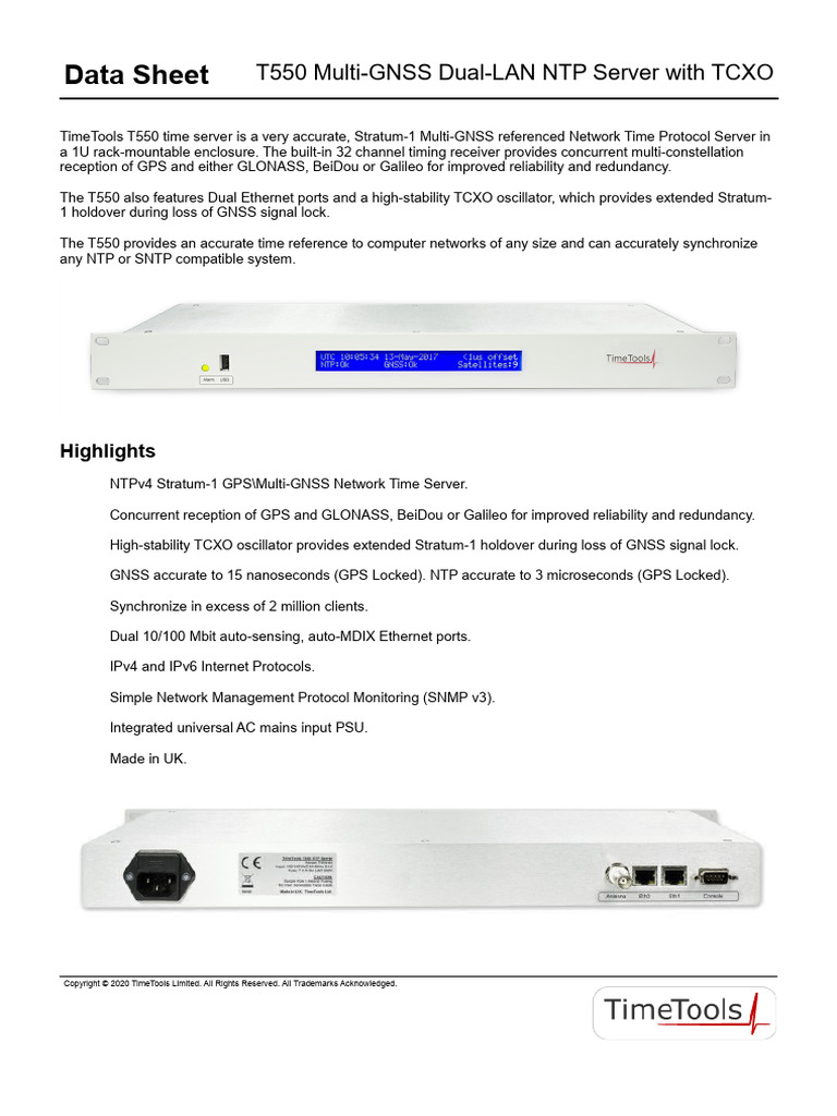 T550 Datasheet | PDF