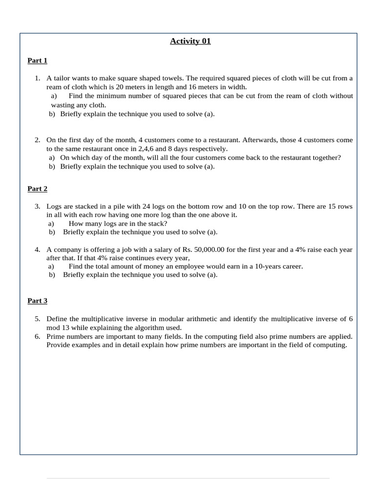 Activity01 Jenney | PDF | Encryption | Teaching Methods & Materials