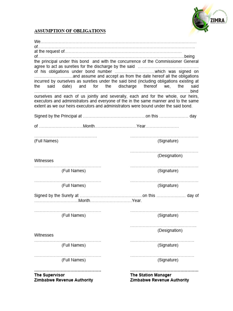 Assumption of Obligations | PDF