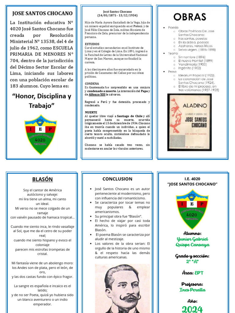 Jose Santos Chocano | PDF