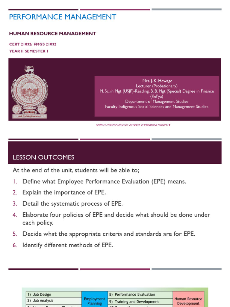 Lec06-Performance Management | PDF