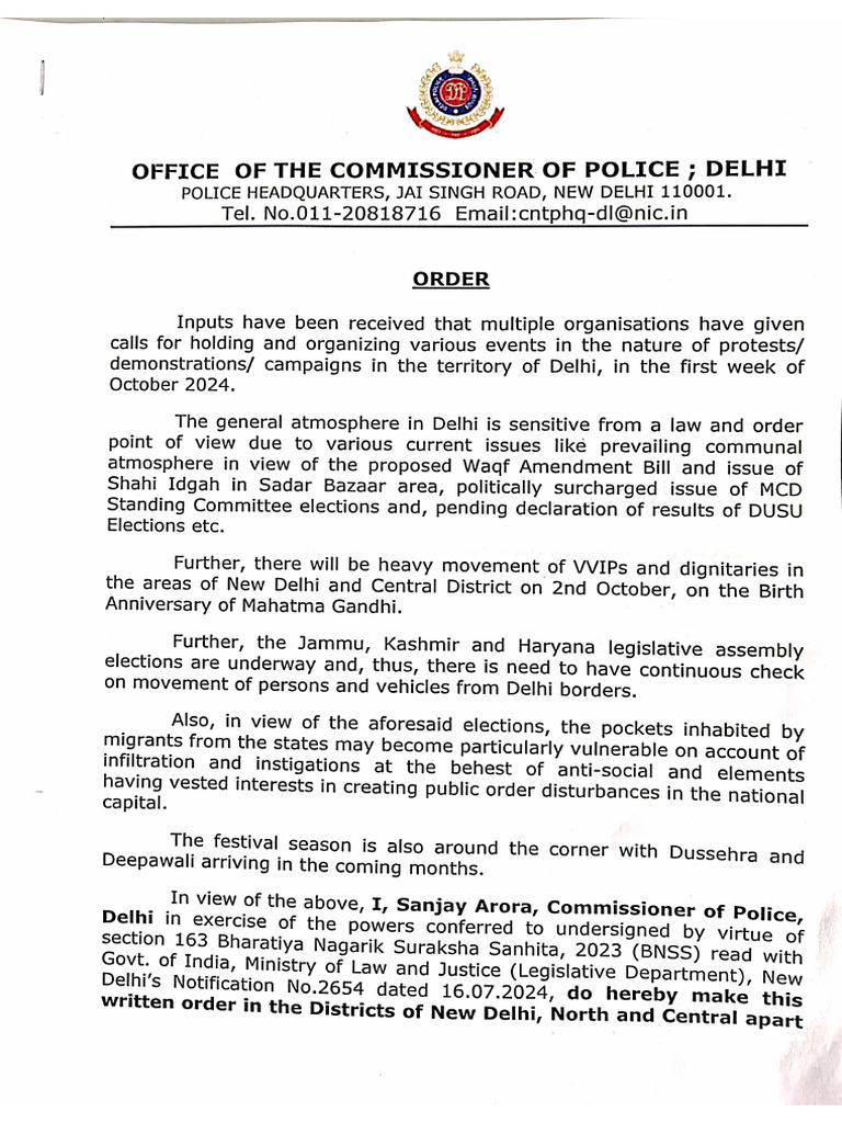 Prohibitory Order | PDF