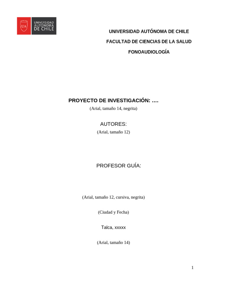 Formato Informe Final Proyecto de Investigacion 2020 | PDF