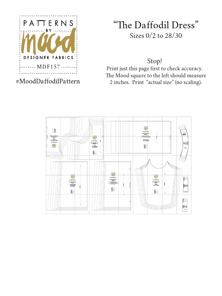 MDF157 Daffodil Pattern | PDF