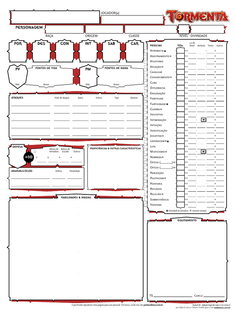 FichaT20-Suraggel (Aggelus) - 1.0 | PDF
