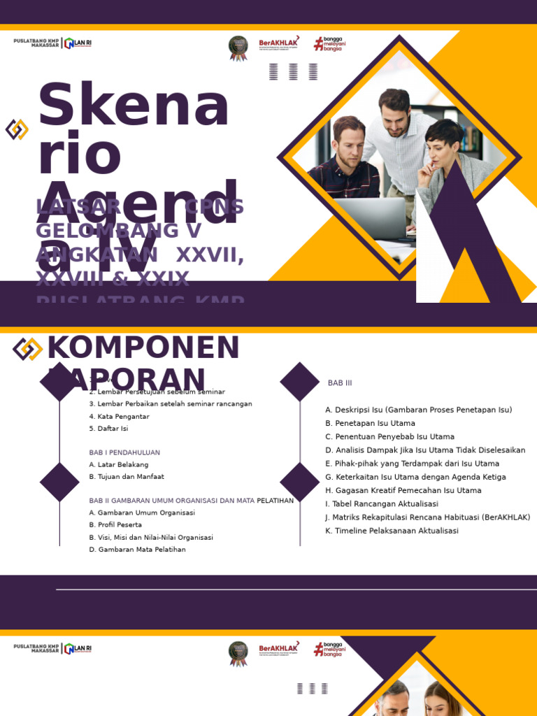 Skena Rio Agend aIV: Latsar Cpns Gelombang V Angkatan Xxvii, Xxviii & Xxix Puslatbang KMP LAN ...