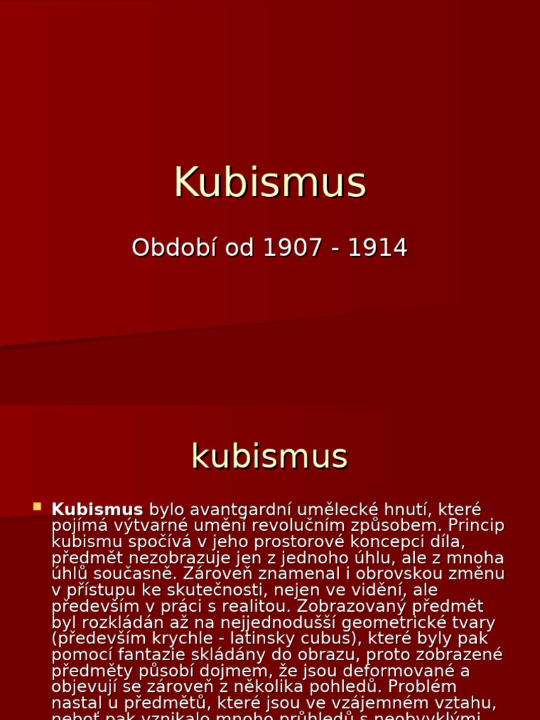 Kubismus Malířství | PDF