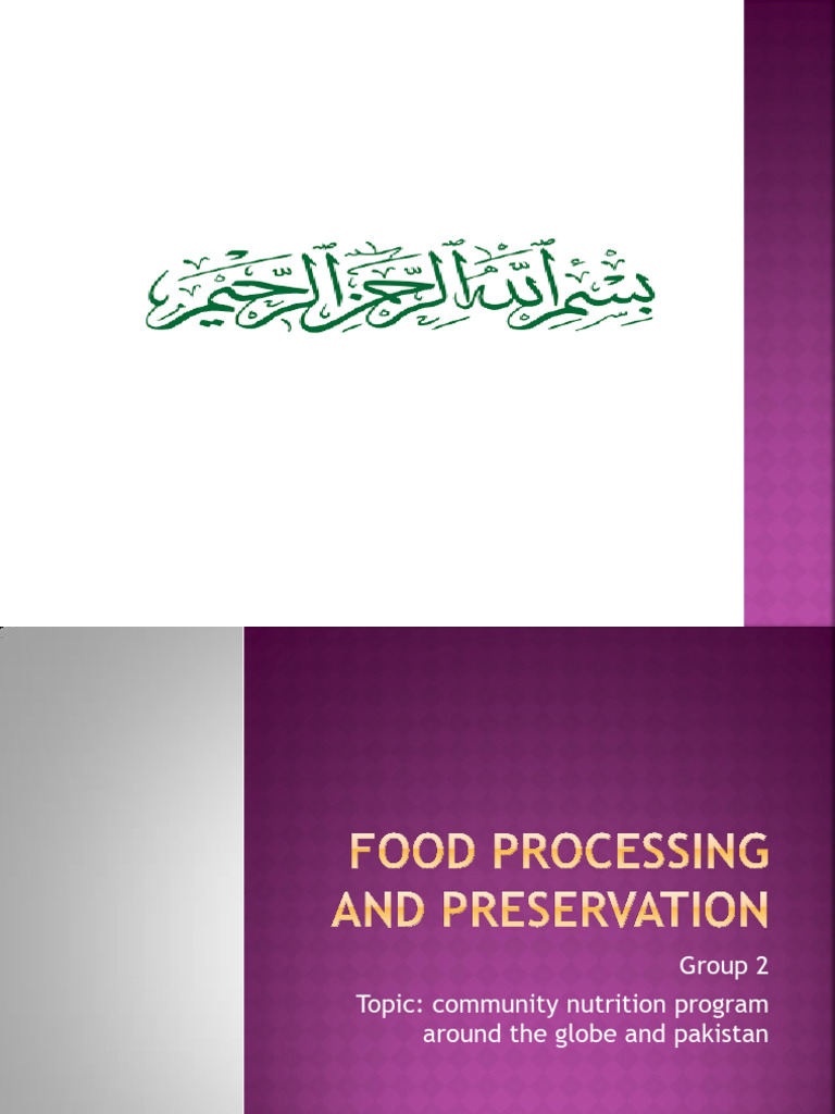 Food Proessing | PDF