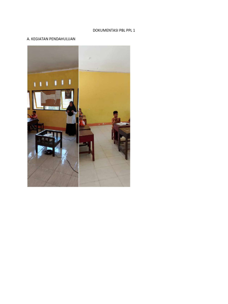 KEGIATAN PEMBELAJARAN DOKUMENTASI PBL PPL 1 - Compressed | PDF