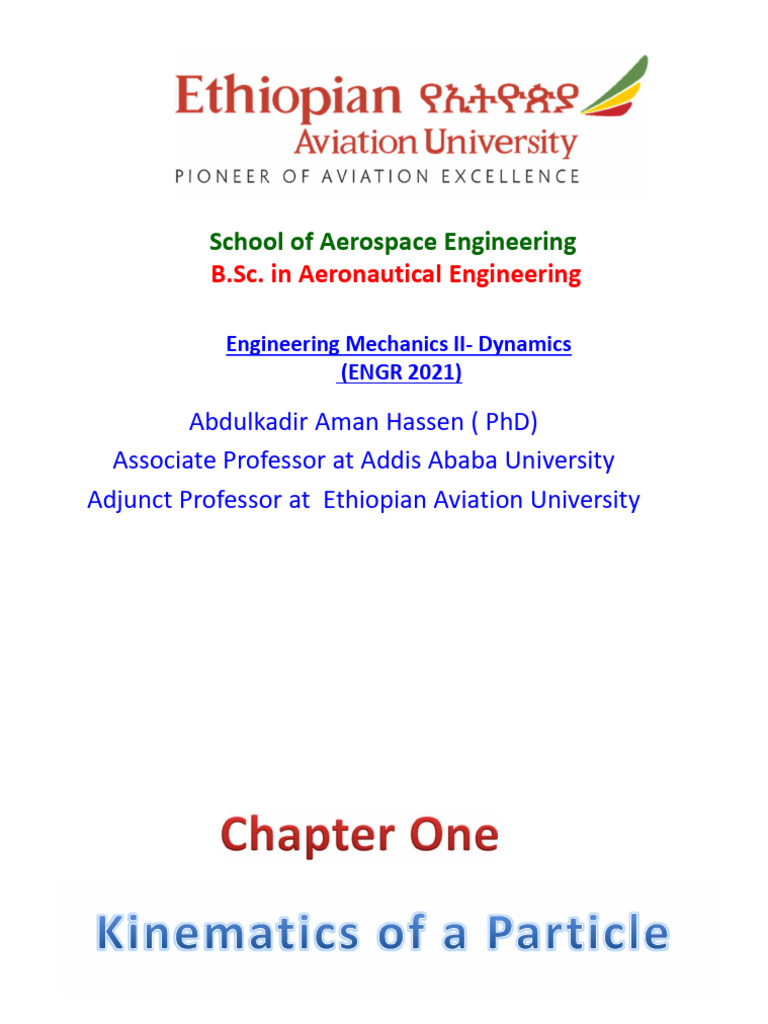 Kinematics of Particles (Week I - Rectilinear Motion) | PDF | Classical Mechanics | Force