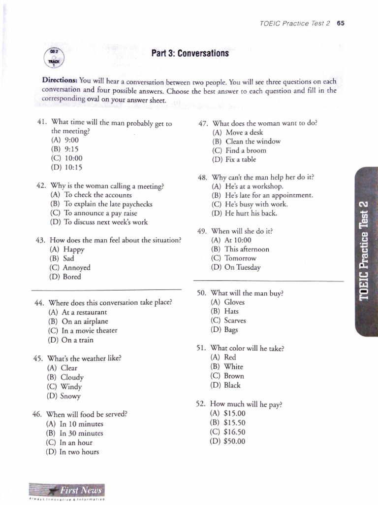 Lesson6 Listening Session2 | PDF
