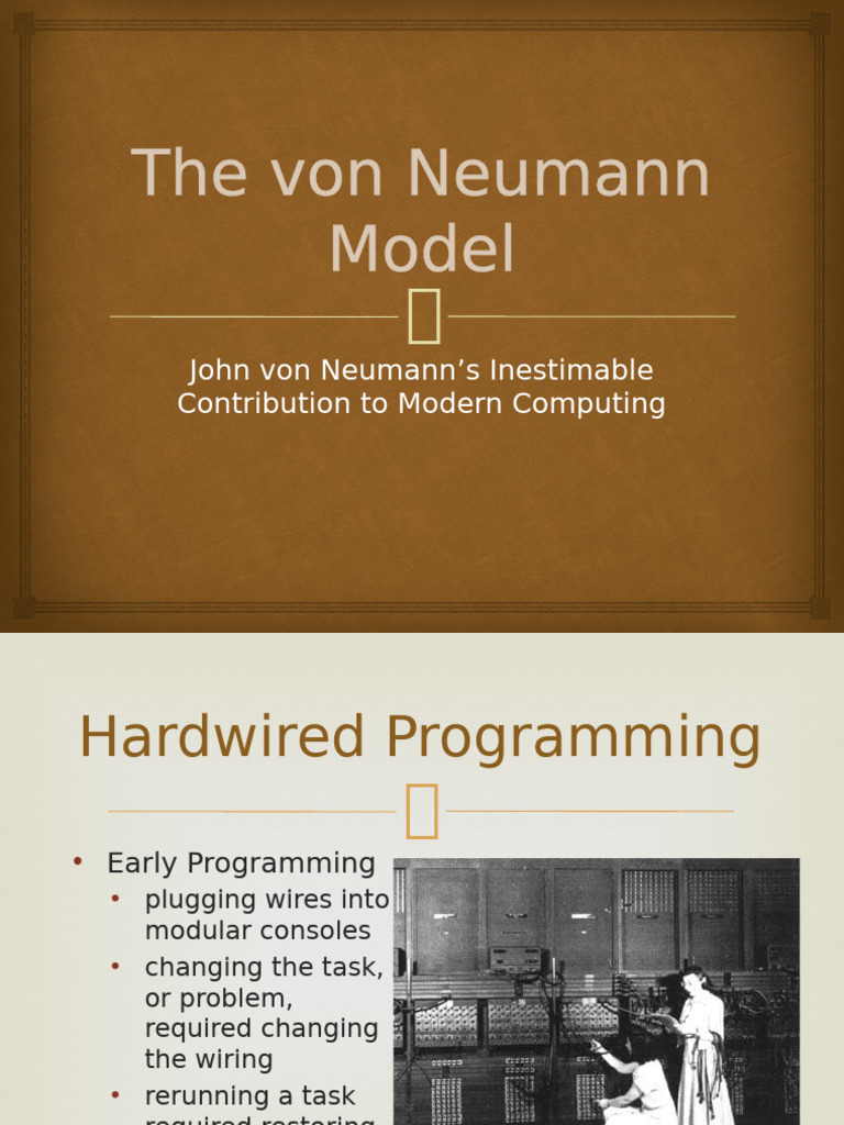 Lecture3 Vonneumann | PDF