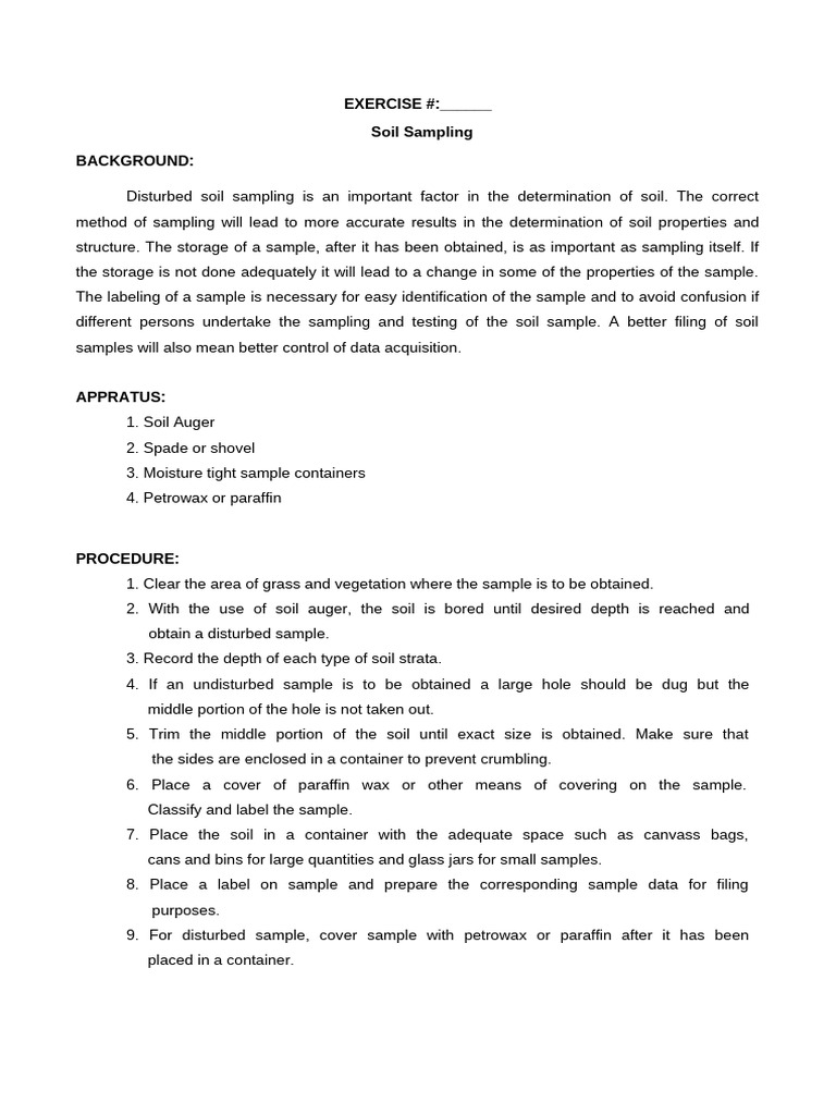 Soil - Mech Exercise 1 8 | PDF