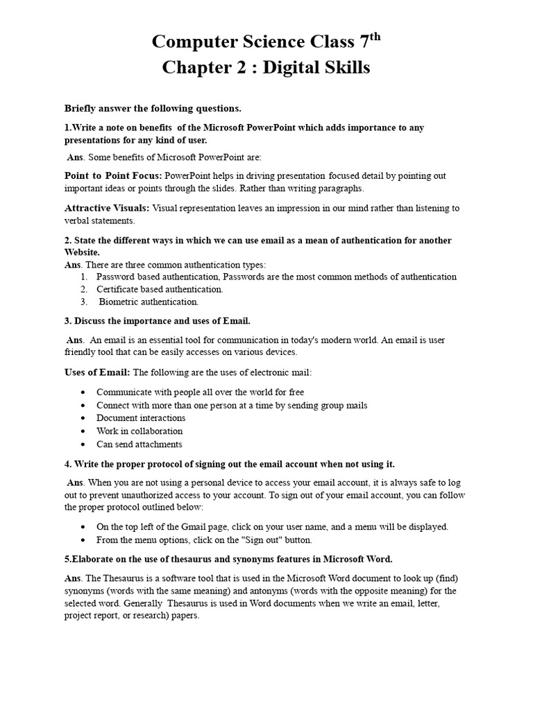 Unit 2 Class 7th Notes | PDF