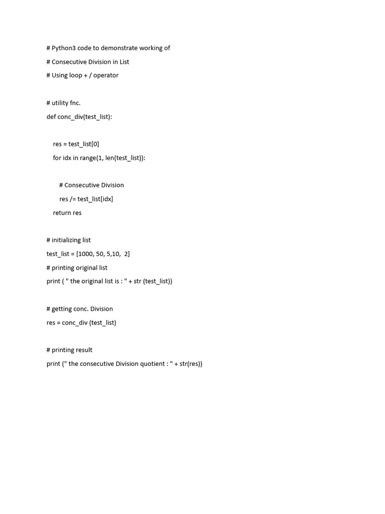 Python3 Code To Demonstrate Working of | PDF | Computers | Technology ...
