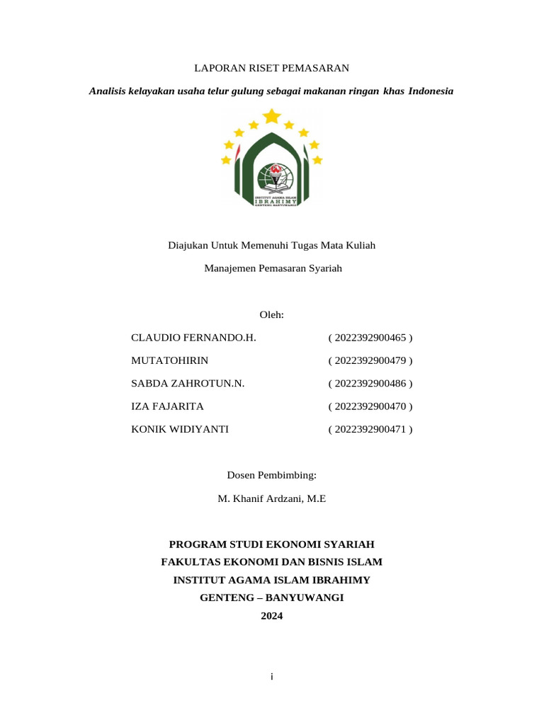 Mini Riset Kel 6 Fix | PDF