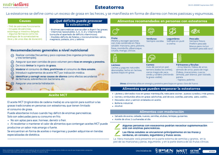 InfografíaTNE Esteatorrea v4 | PDF
