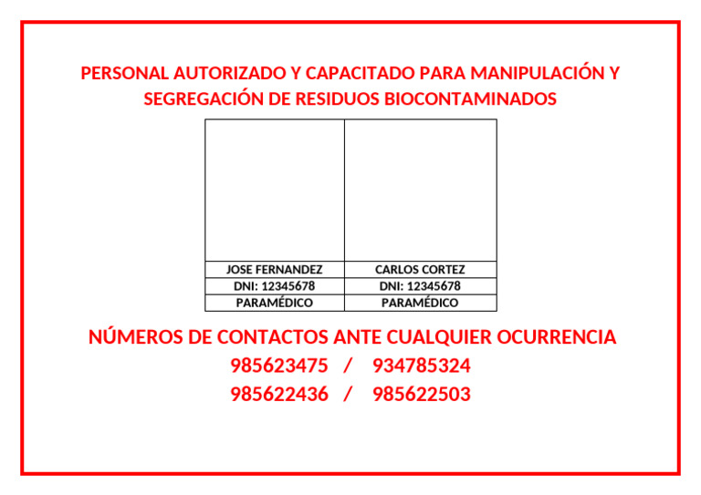 Personal Autorizado | PDF