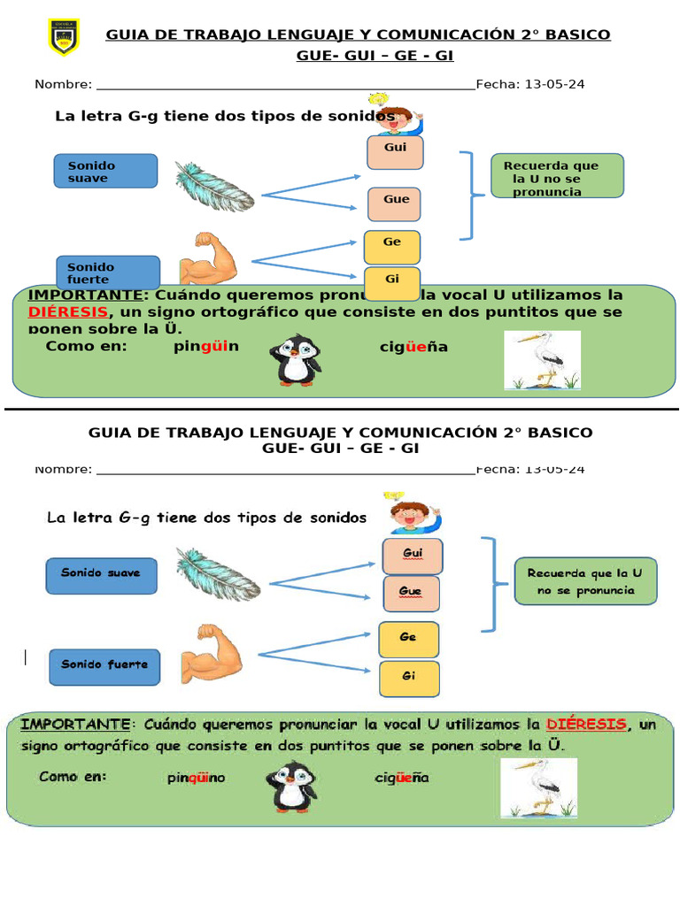 GUIA Gue Gui Ge Gi | PDF