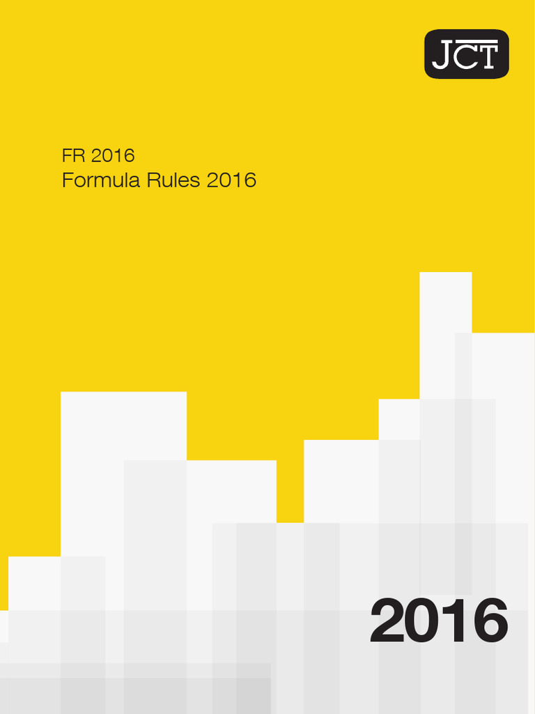 JCT Formua Rules | PDF