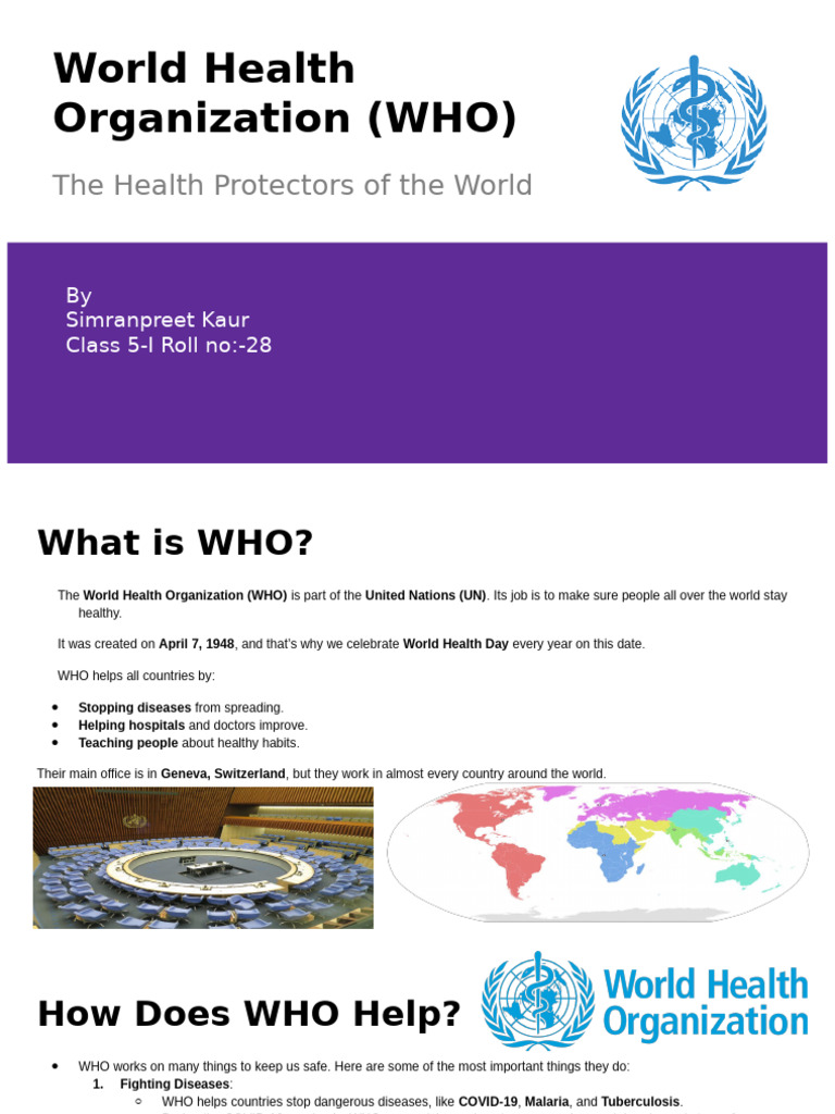 Who PPT | PDF