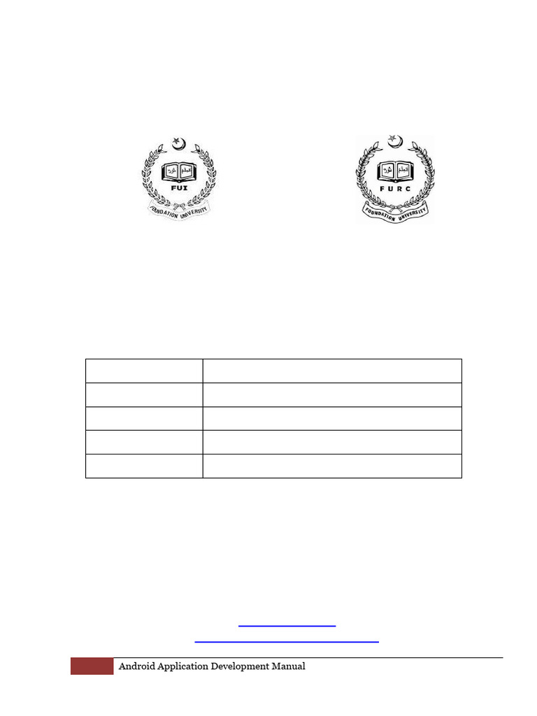 CSC-491L - Mobile Application Development Lab Manual Ver 2.0 | PDF | Android (Operating System ...